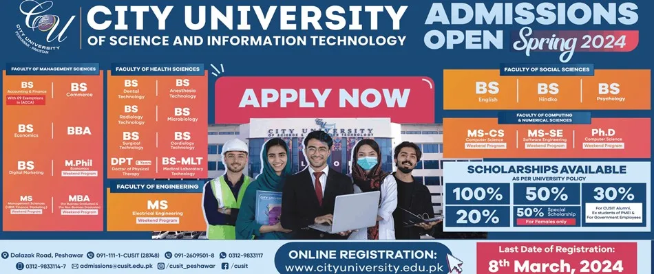 CUSIT Announces MS/ Master's Admission 2024 Online