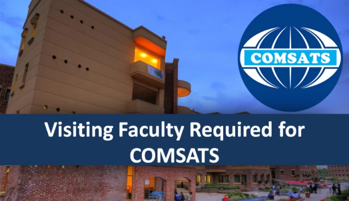 COMSATS Visiting Faculty Teaching Jobs 2020