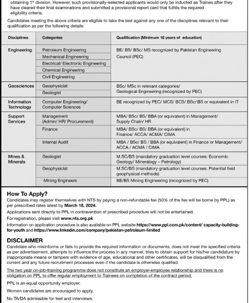 PPL announces Multiple Jobs 2025